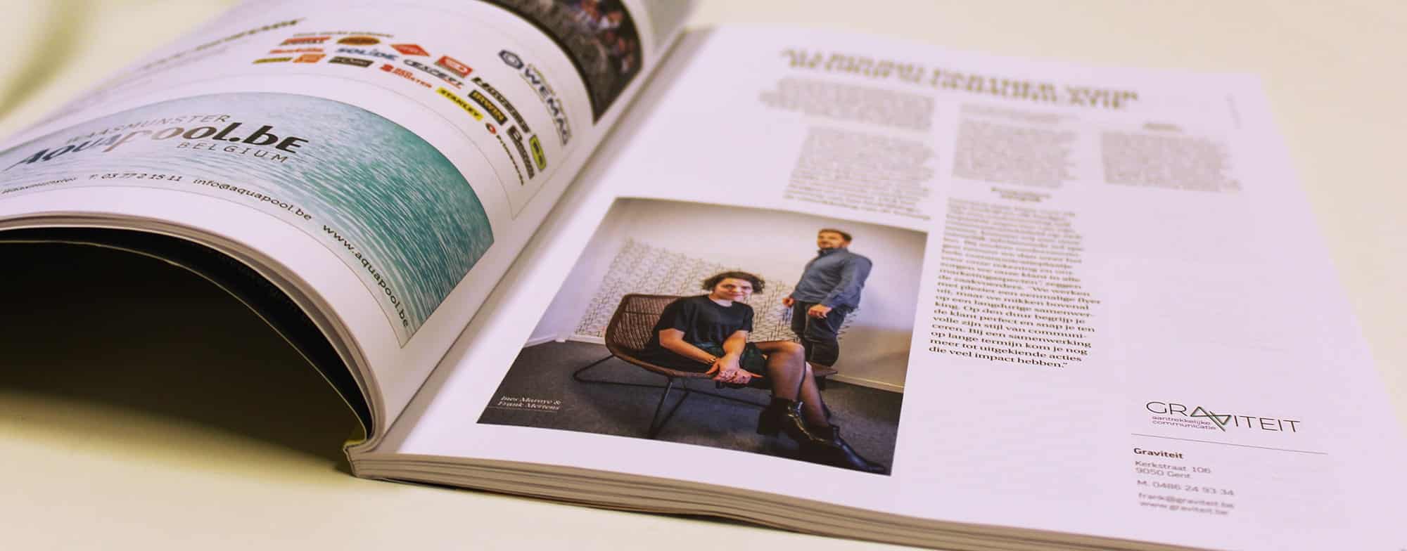 Sterck Magazine: Graviteit over bedrijfscommunicatie